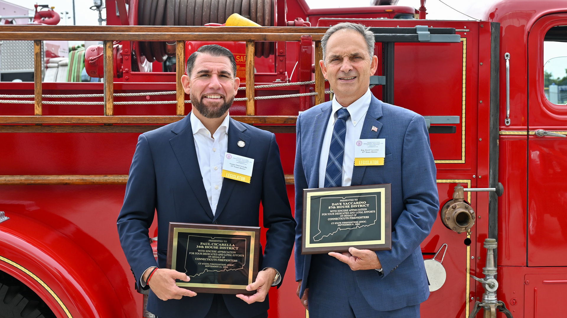 North Haven State Rep. Dave Yaccarino, Sen. Paul Cicarella Receive ...
